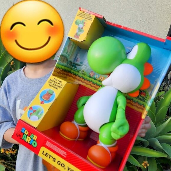 Nintendo | Toys | Nintendo Super Mario Lets Go Yoshi 2 Tall Interactive ...